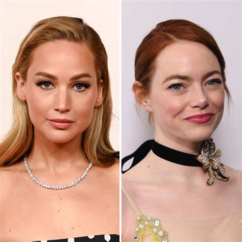 Jennifer Lawrence And Emma Stone Show Off Their Unique Takes On Spring Fashion In Chic Jackets