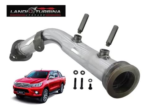 Downpipe Toyota Hilux 2017 2021 Turbo Diesel Escape Direto Parcelamento Sem Juros