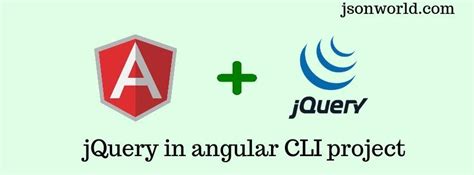 How To Use Jquery In Angular Cli Project Json World Jsonworld