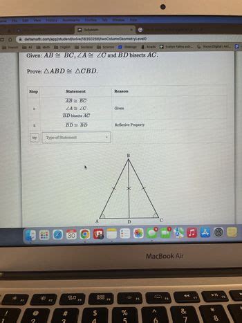 Answered Given AB BC LE ZC And BD Bisects AC Bartleby