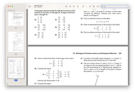Solved Using Paper And Pencil Find The Qr Factorizations Of