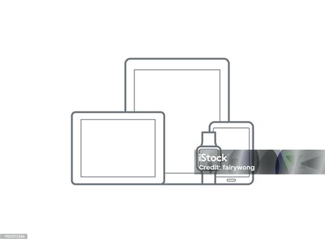 數位設備圖示向量圖形及更多互聯網圖片 互聯網 佩戴式電腦 個人電腦 Istock