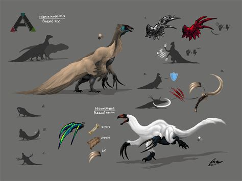 Ark Tlcs Therizinosaurus By Djaymasi On Deviantart