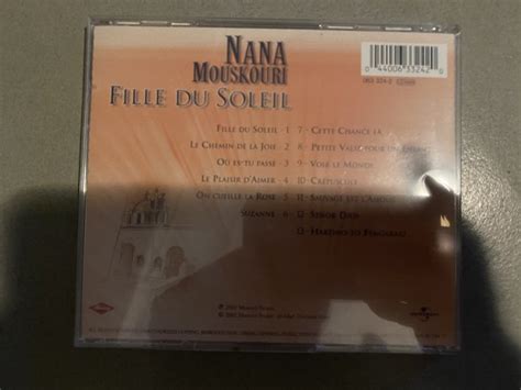 Nana Mouskouri 娜娜 Fille Du Soleil 法國版 Cd 全新未開封 Yahoo奇摩拍賣