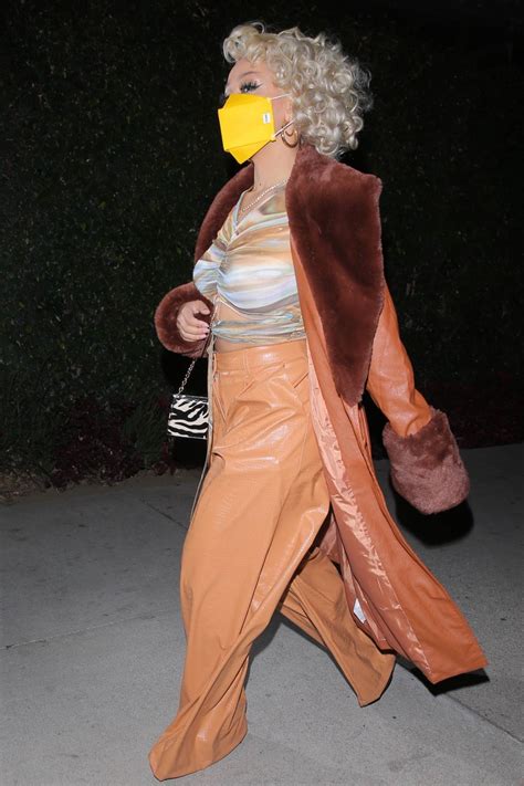 Doja Cat Spotted Leaving Her Pretty Little Things Launch Party At Boa