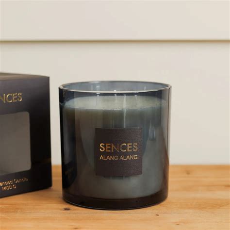 Sences Alang Alang Onyx Reed Diffuser Xl Candle And Diffuser Refill G