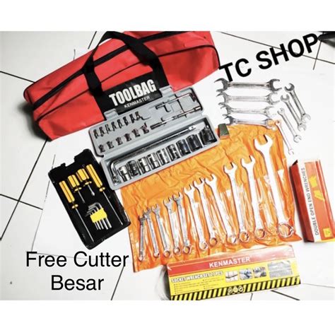 Jual Paket Kunci Tool Set Kunci Sok 27 Pcs Kunci Ring Pas Kunci