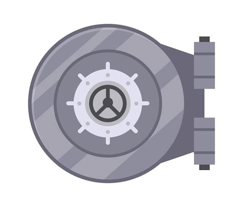 Premium Vector Bank Vault Cover Vector Illustration