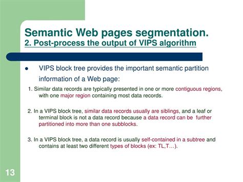 Ppt Visual Segmentation Based Data Record Extraction From Web Documents 2007 Ieee Powerpoint