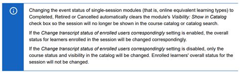 Guidelines For Setting The Event Status Peoplefluent