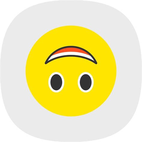 Upside Down Face Vector Icon Design 15842923 Vector Art At Vecteezy