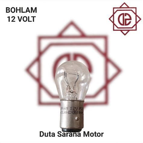 Jual 1pc OSRAM Bohlam Halogen Lampu Stop Rem Universal 12 Volt 21 5