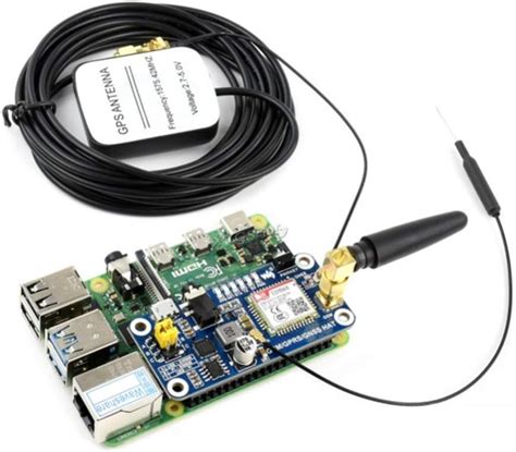 Buy For Raspberry Pi Gsm Gprs Gnss Bluetooth Hat Module Sms Gps Uart