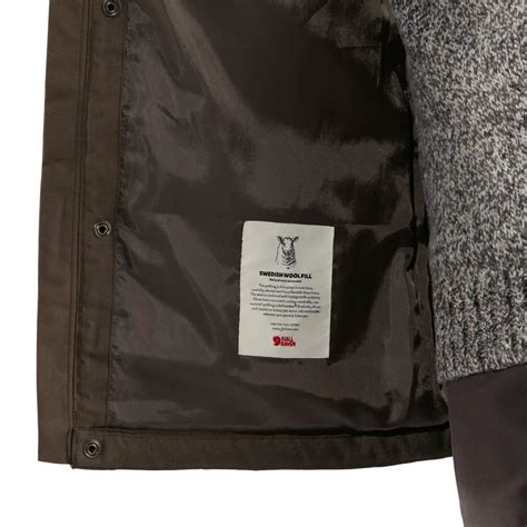 Fjällräven Övik Wool Padded Jacket M Dark Olive Senza Dubbio