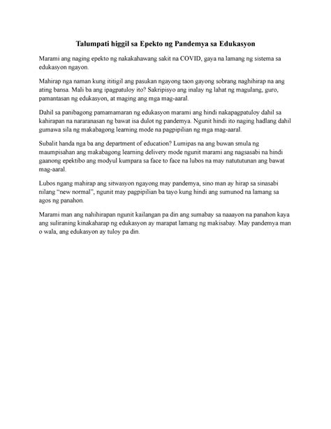 Maikling Talumpati Halimbawa Tungkol Sa Pandemya Talumpati Tungkol Sa Hot Sex Picture