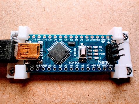 Arduino Nano Mounter For Wooden Boards By T Nissie Download Free Stl