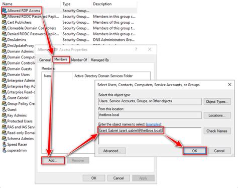 How To Add User To Remote Desktop Group Theitbros