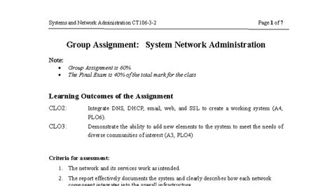 Sna Group Assignment With Rubricks V3 20251 Group Assignment