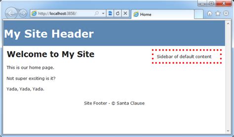 Scottgu S Blog Asp Net Mvc Layouts And Sections With Razor