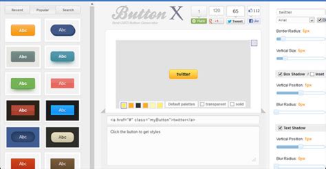 Interactive Css Button Generators Huula Web Design Ai