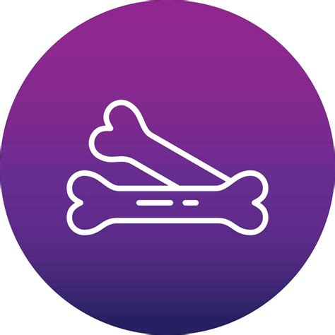 Bone Vector Icon 16823839 Vector Art At Vecteezy