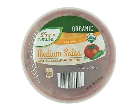 Mild Or Medium Organic Salsa Simply Nature Aldi Us