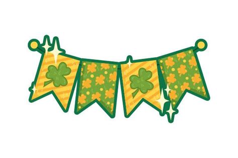 Clover Party Bunting Svg Cut File By Creative Fabrica Crafts · Creative