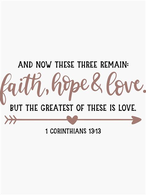And Now These Three Remain Faith Hope And Love 1 Corinthians 1313