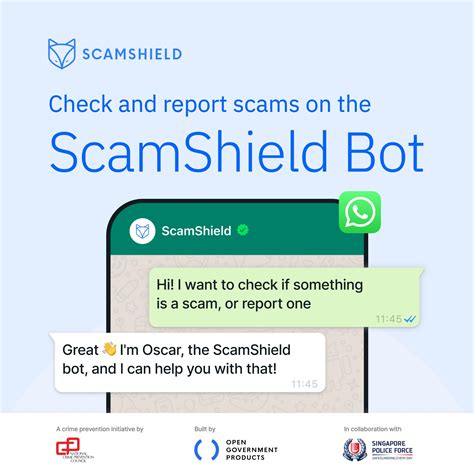 Download The Scamshield Bot On Singapore Police Force
