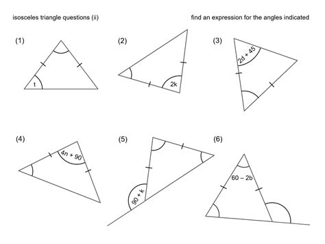 Isosceles Triangle Theorem Worksheet Promotiontableco