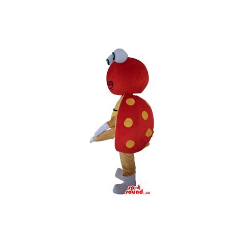 Cute Ladybug Cartoon Character Mascot Costume Fancy Dress Spotsound