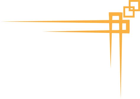 Gold Line Frame Corner Decoration 11287145 Png