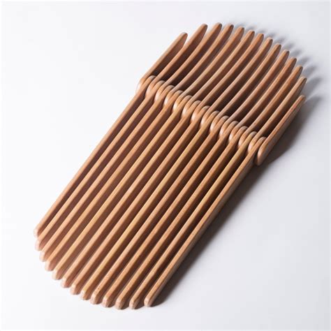 Carlo Ratti Experiments With Programmable Wood To Make Swish Stool For Cassina