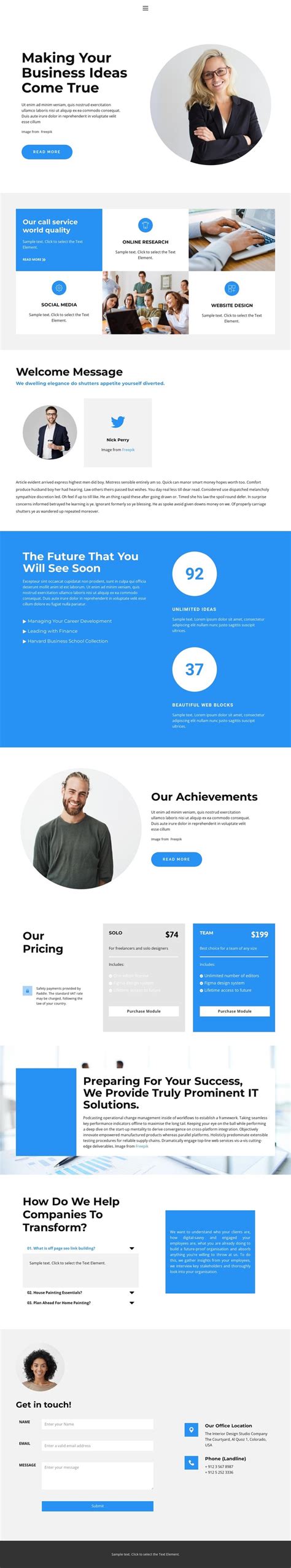 the legal sphere css template by nicepage