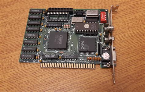 Retro Hw Grafika Super Ega Sega Ct 8290 8 Bit Isa Aukro