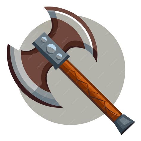Authentic Viking Axe Vector Detailed And Historical Design For Norse