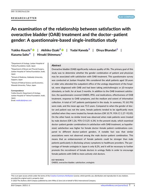 Pdf An Examination Of The Relationship Between Satisfaction With