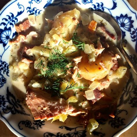 Salmon Chowder Reluctant Entertainer