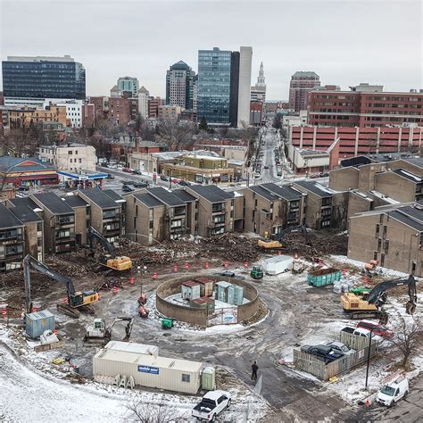 Demolition Of Paul Rudolphs Burroughs Wellcome Building Underway
