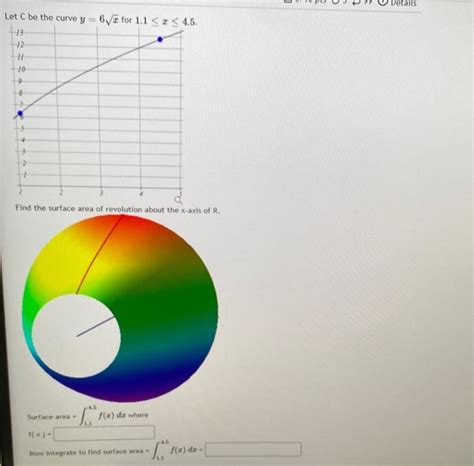 Solved Let C Be The Curve Y 6x For 1 1