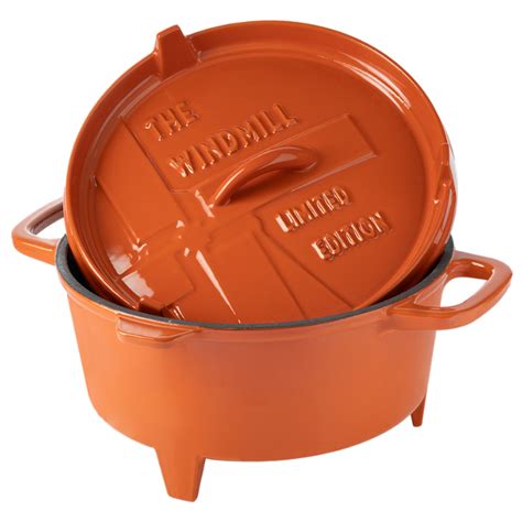The Windmill Dutch Oven 45 Limited Edition Geëmailleerd Vuur And Rook