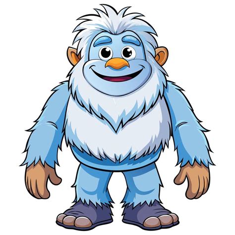 Ferocious Yeti Drawing Arctic Legend In Stunning Detail 59544660 Vector Art At Vecteezy