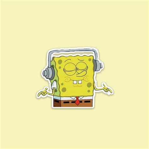 Chill Spongebob Sticker Fantastick