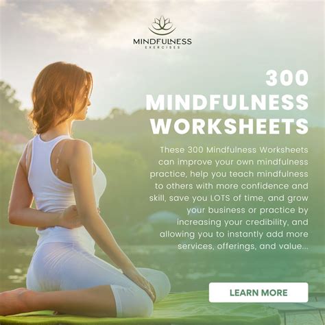 Mindfulness Exercises On Linkedin Mindfulnessworksheet