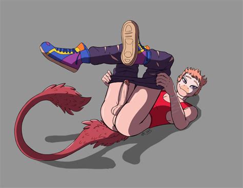 Rule 34 Alsius Arcticus Anthro Ass Balls Bottomwear Clothed Clothing Colored Dinosaur