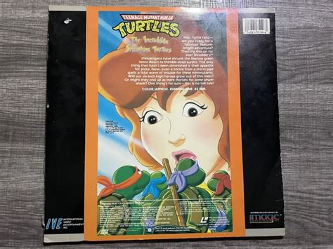 Teenage Mutant Ninja Turtles Laserdisc The Incredible Shrinking Turtles