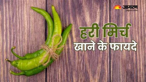 तीखी हरी मिर्च खाने से सेहत को मिलेंगे कई फायदे दिल के साथ साथ पाचन भी