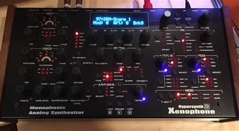 MATRIXSYNTH Hypersynth Xenophone Advanced Analog Mono SYNTHESIZER