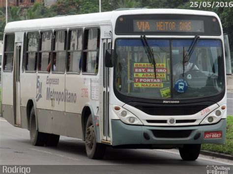 Expresso Metropolitano Transportes 2785 Em Salvador Por Rodrigo Vieira