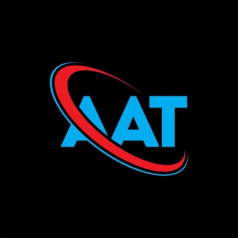 AAT Logo AAT Letter AAT Letter Logo Design Intitials AAT Logo Linked